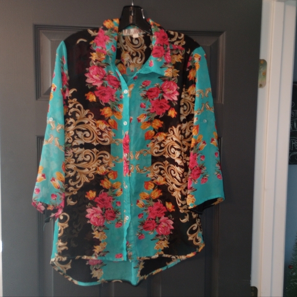 Penelope project | Tops | Exotic Light Sheer Fabric Bohemian Aesthetic ...